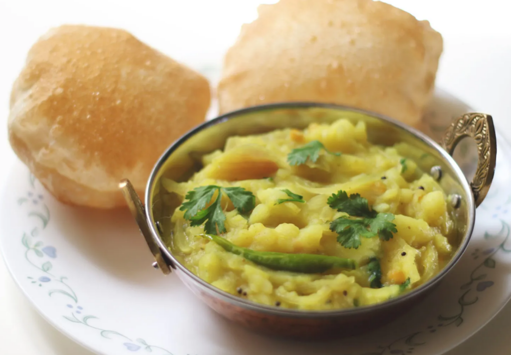 Poori with Masala - Raj Bhavan